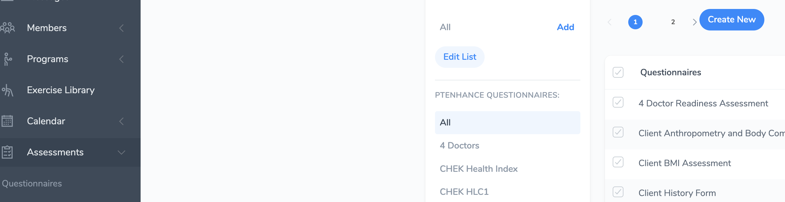 Creating A Custom Questionnaire